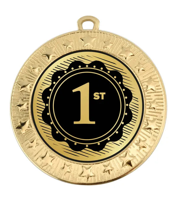 Gold 1st Place Classic Medal | Broadway Trophies & Engraving