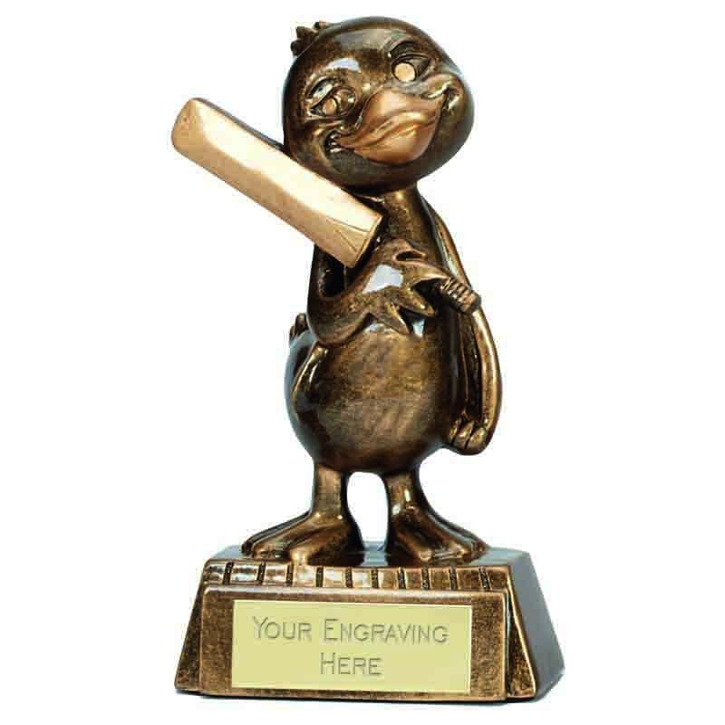CRICKET DUCK TROPHY | Broadway Trophies & Engraving