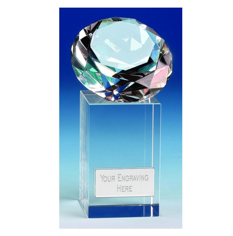 Highline Diamond Glass Award | Broadway Trophies & Engraving